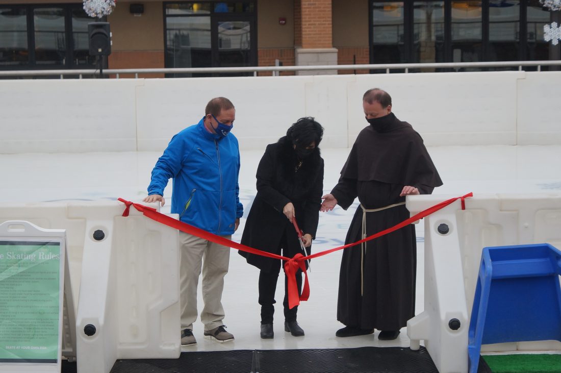 Ice rink opens at Franciscan Square in Steubenville | News, Sports ...